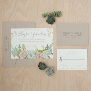 22 Gorgeous Succulent Wedding Invitations | Mid-South Bride